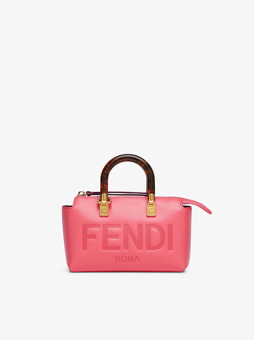 Fendi Logo Mini Bag In Pink & Purple | ModeSens